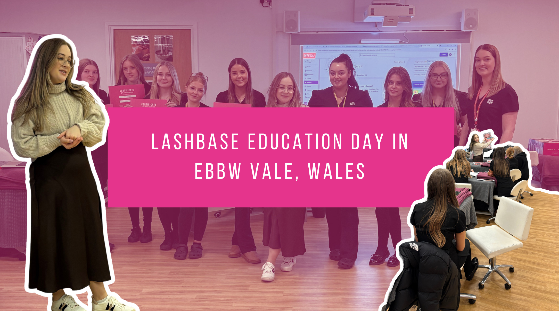 LashBase Education Day in Ebbw Vale, Wales