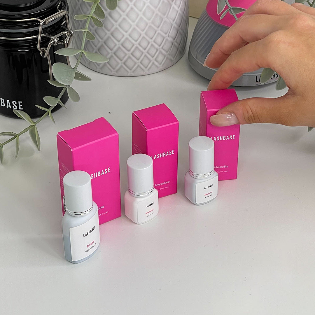 Advance Pro Clear Lash Adhesive 0.5 seconds | LashBase