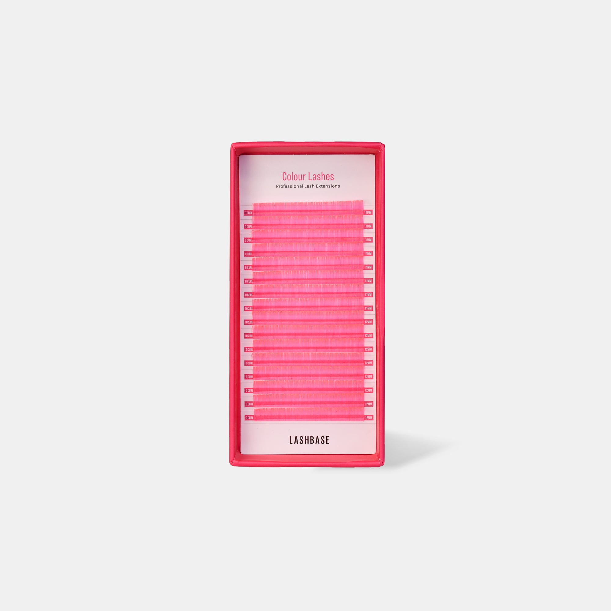 NEW Colour Lashes - Neon Pink | Lash Supplies | LashBase