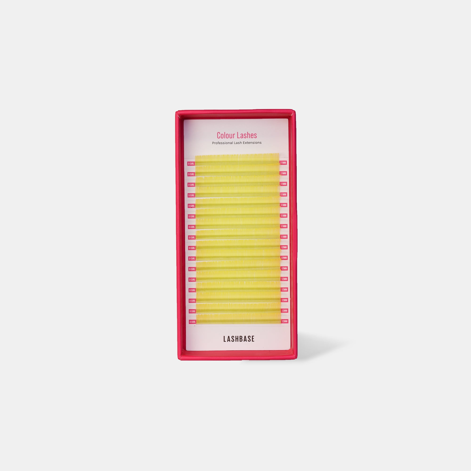 NEW Colour Lashes - Yellow | Lash Supplies | LashBase